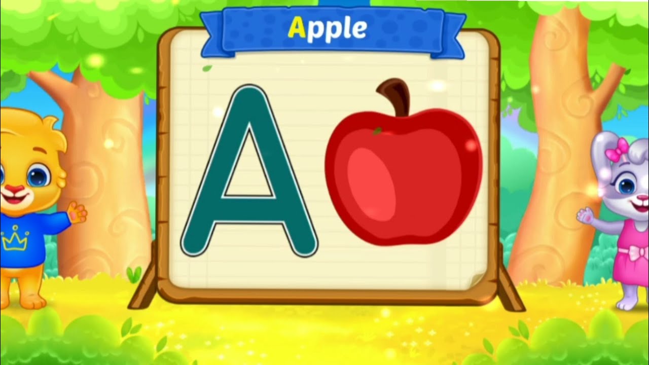 Touch Letter and Learning ABCD Alphabet for kids 3+ages preschool ...