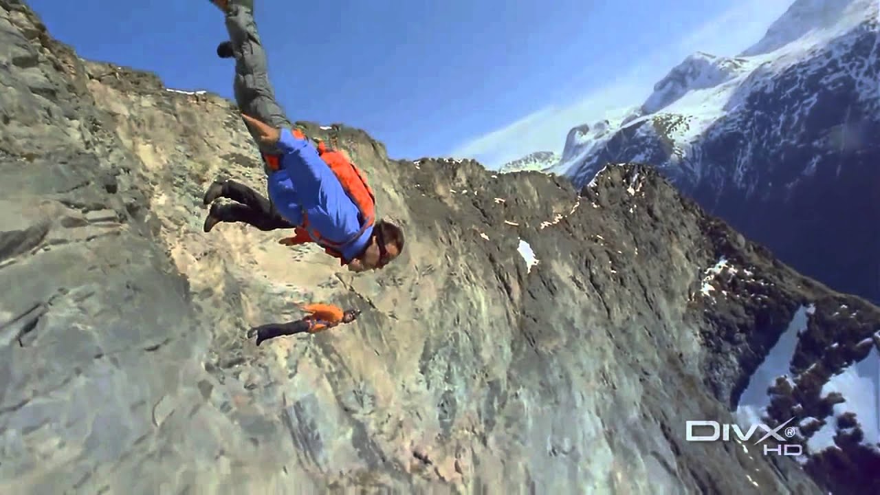 Salto Base Espectacular. Imagenes HD en camara lenta - YouTube