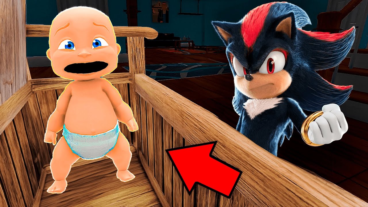 Baby and SHADOW Play Hide and Seek! - YouTube