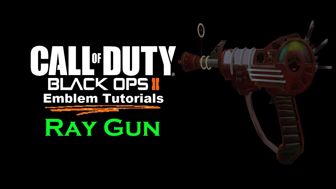 Black Ops 2 Emblem Tutorial - Ray Gun - YouTube