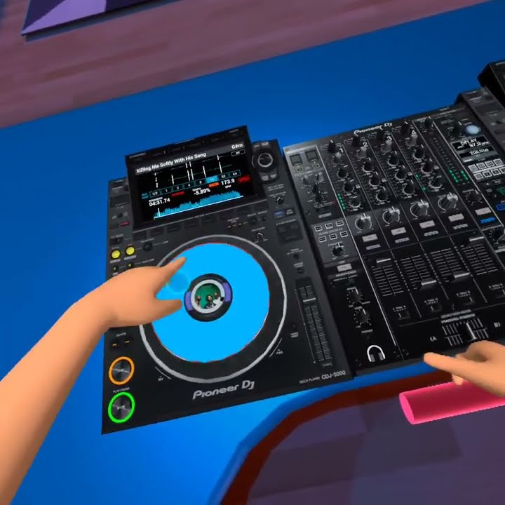DJ in VR - Quick Reggae Scratch - YouTube