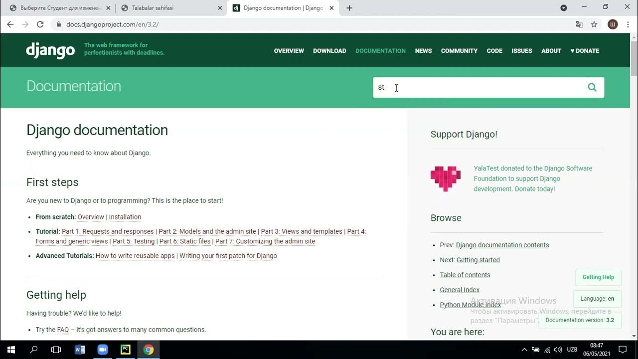 Python-Django: 4-dars. Poisk - YouTube