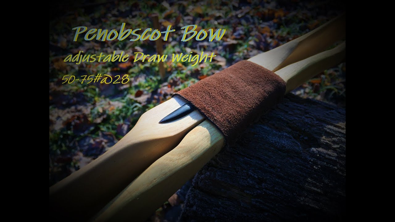 How to make a Penobscot Double Bow Adjustable - YouTube