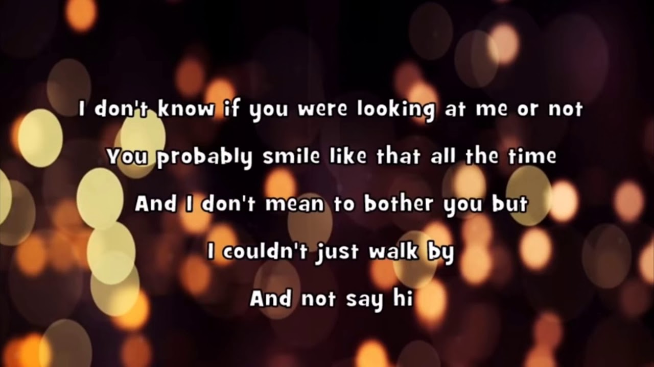 Take Your Time: Sam Hunt. ( lyrics) - YouTube