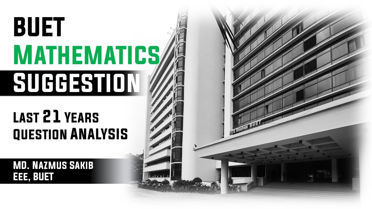 BUET Mathematics Suggestion | Question analysis of last 21 years - YouTube