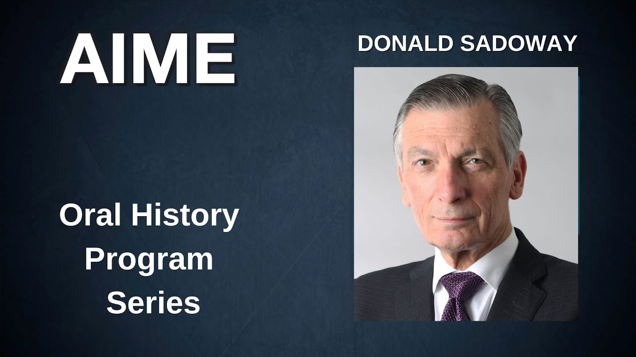 Donald Sadoway: Pursuing Service with a Passion to Change the World ...