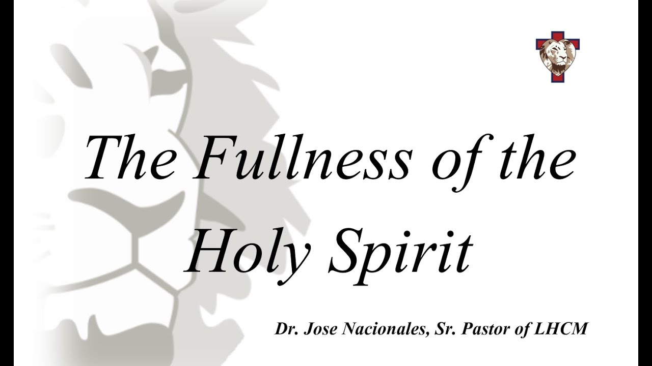 The Fullness of the Holy Spirit (Part 1) – JPN - YouTube