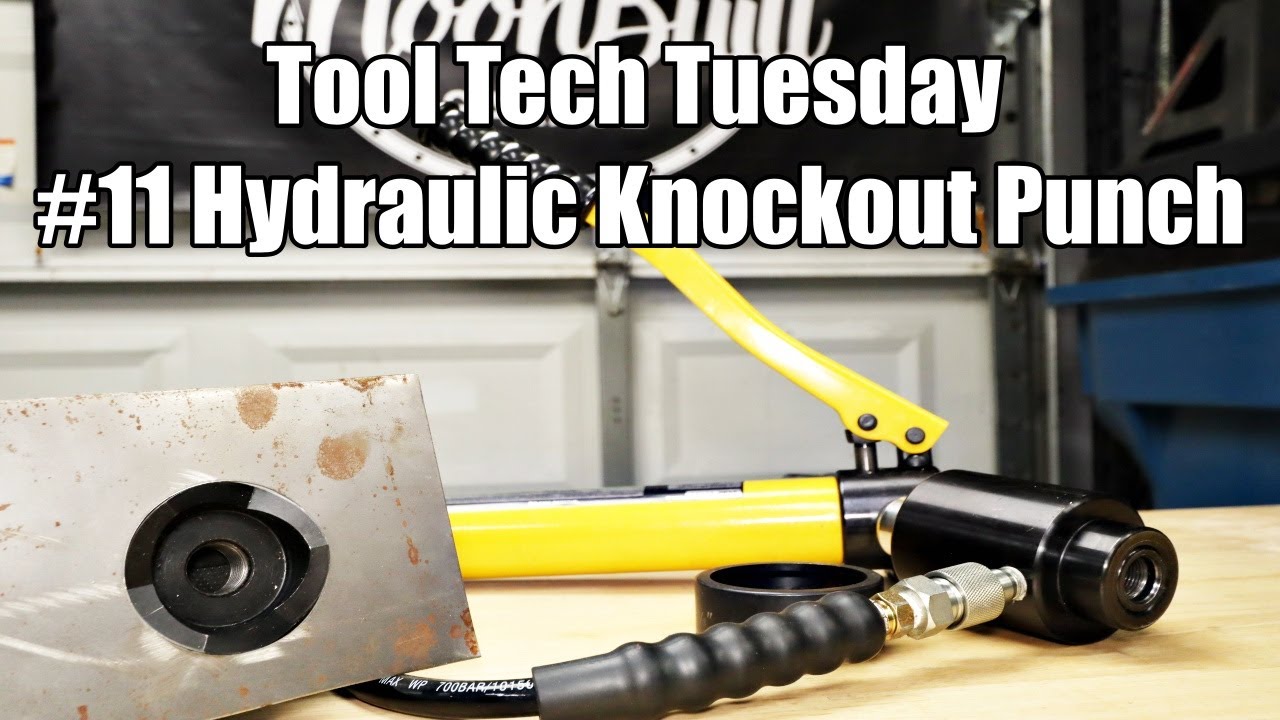  Tool Tech Tuesday 11 Hydraulic Knockout Punch Set YouTube