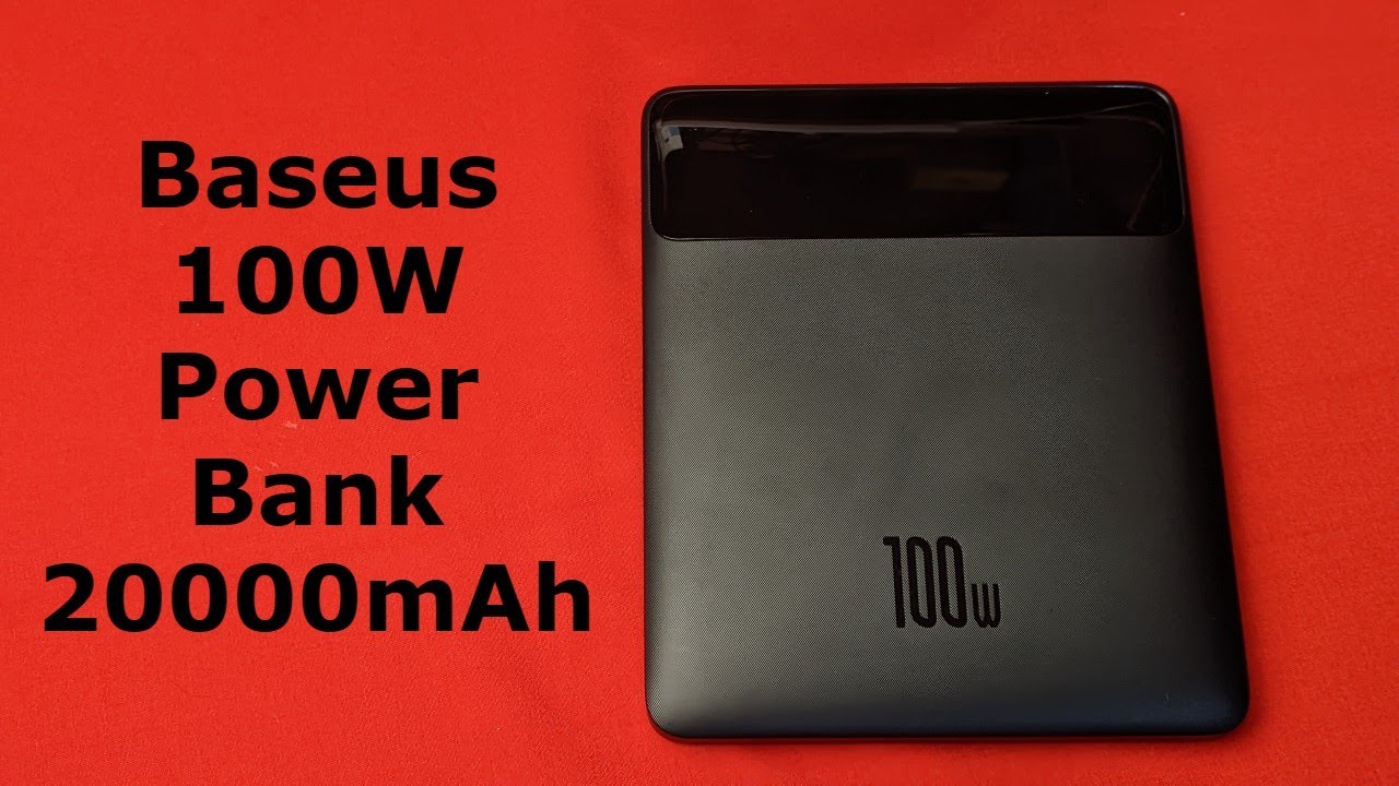Baseus 100W Power Bank 20000mAh|100W Type-C1 and Type-C2 fast charging ...
