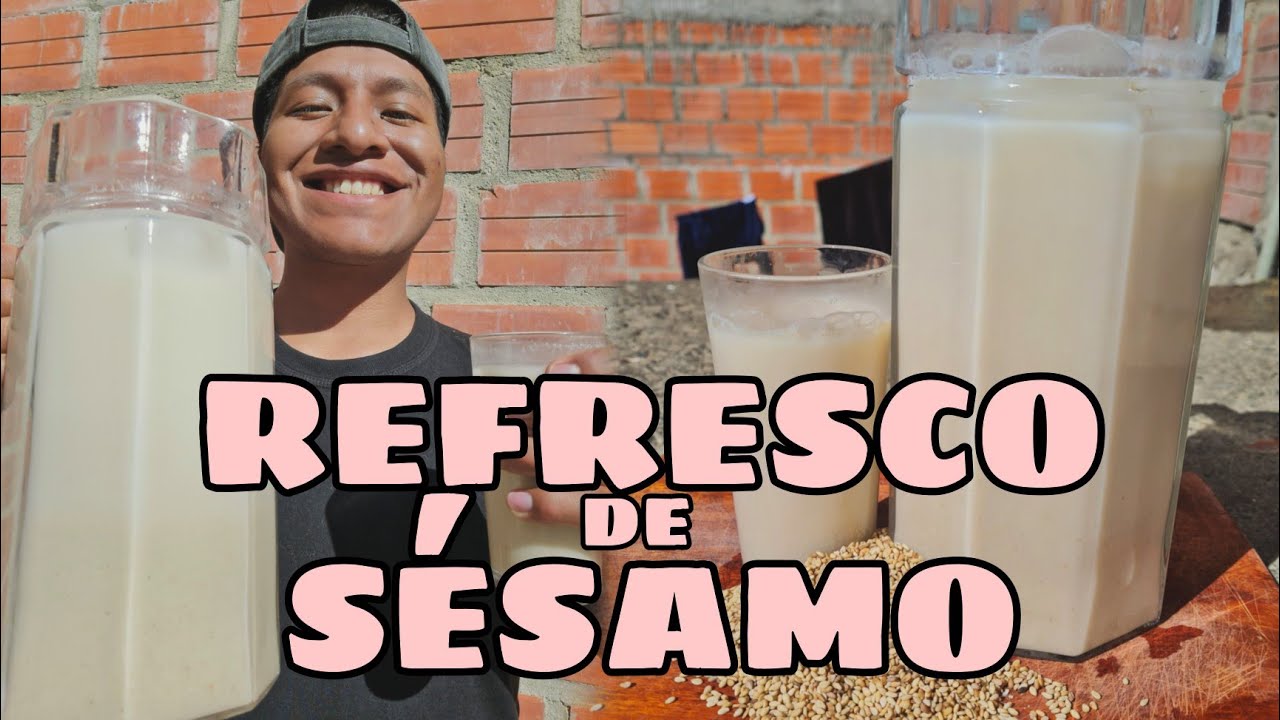 Refresco de Sésamo🥃🧊 😋 | Jhon Parker - YouTube
