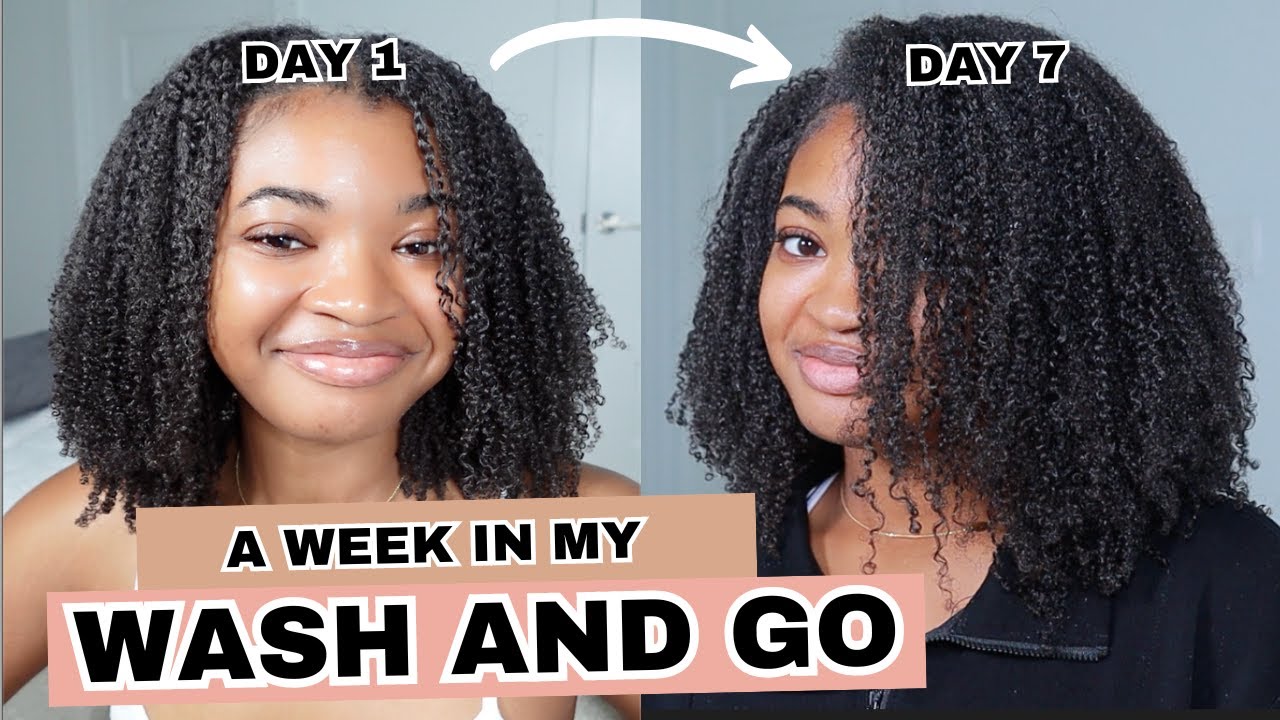 My Wash and Go's Last 7 DAYS!!!! | Type 4 Hair - YouTube