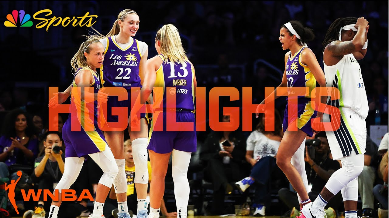 WNBA Highlights: Los Angeles Sparks inch closer to playoff berth | WNBA ...