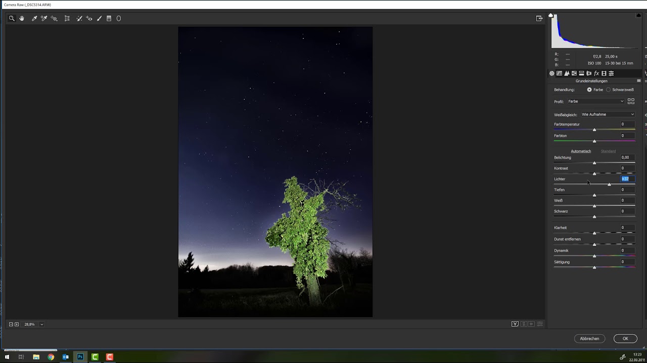Photoshop Tutorial - Sternenhimmel - YouTube