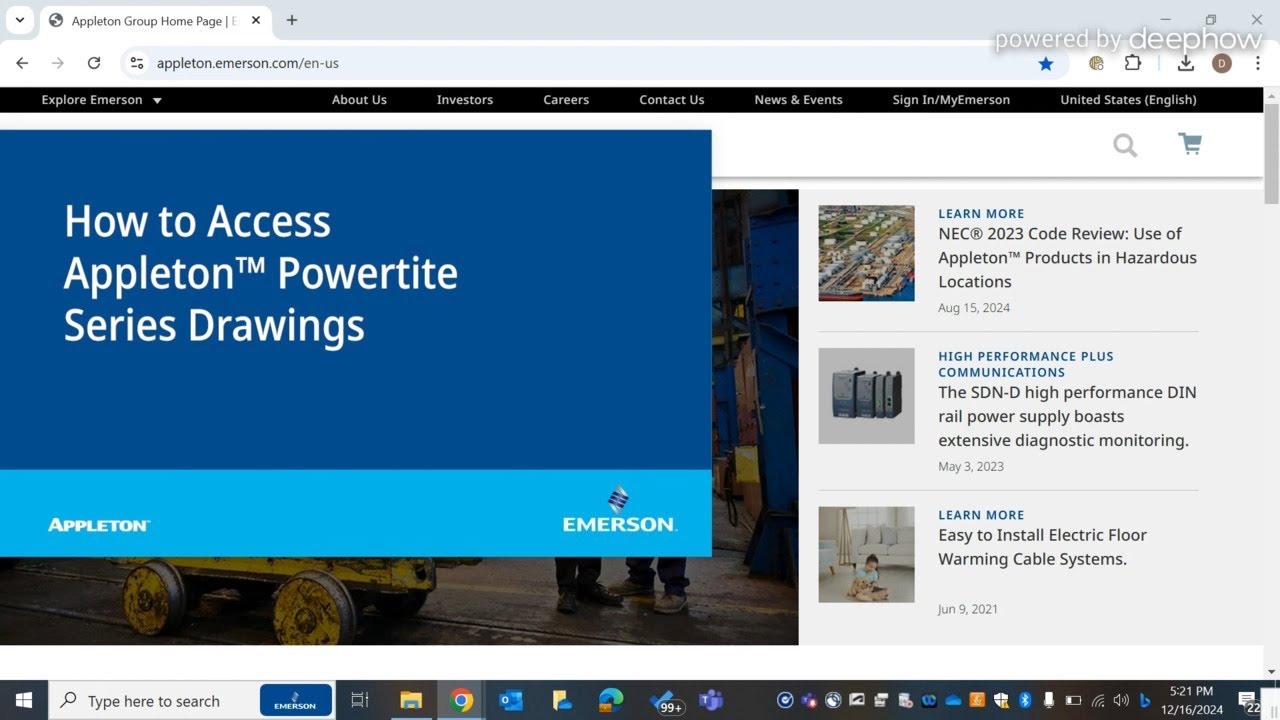 How to Access Appleton™ Powertite Series Drawings - YouTube