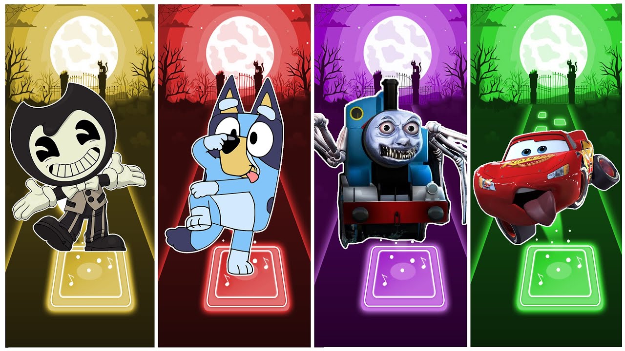 Bendy 🆚 Bluey 🆚 Thomas Train Eater 🆚 Mcqueen 🆚 Who is better? - YouTube