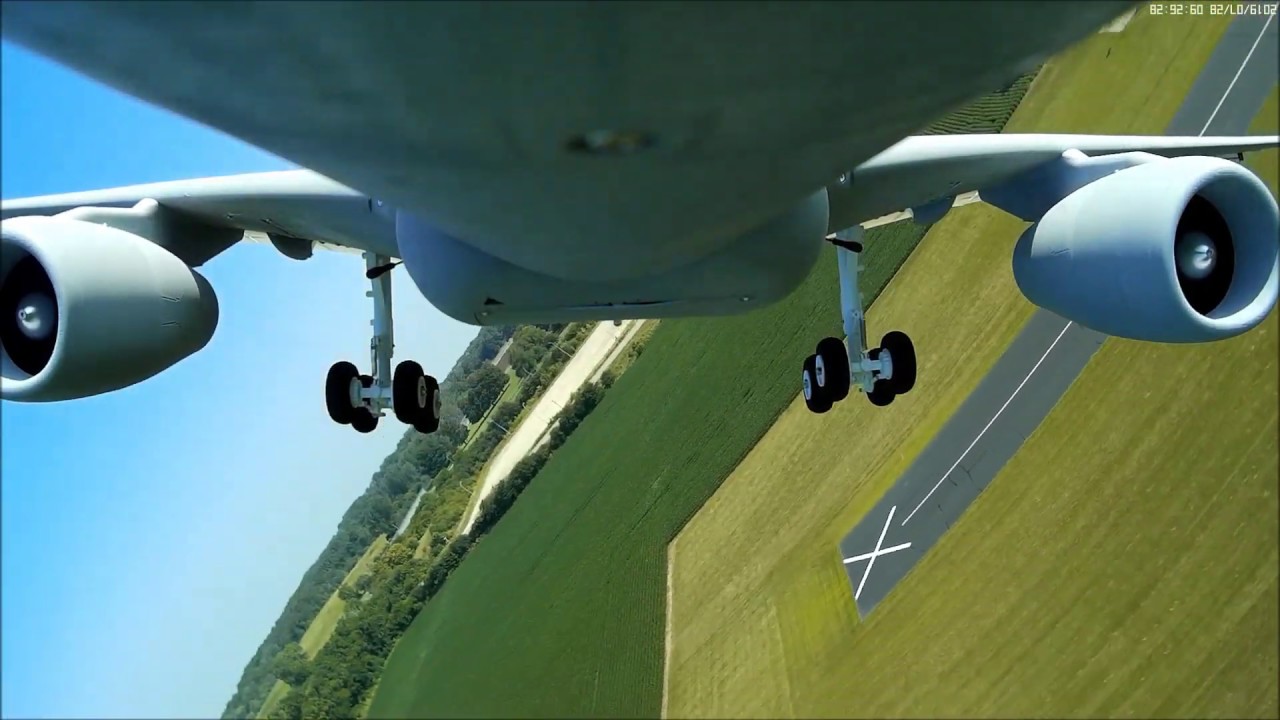 3D Printed RC A330-300 Flight #2 - Gusty and Landing Encounter - YouTube