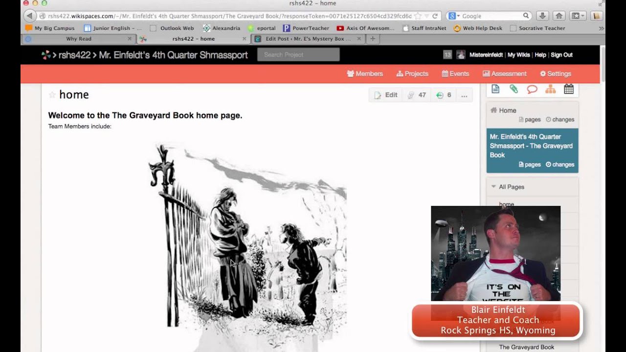 Wikispaces Classroom Tour with Blair Einfeldt - YouTube