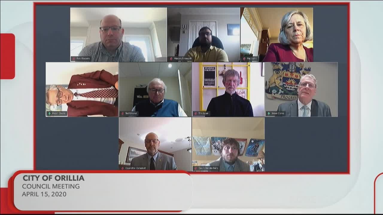 City of Orillia Council Meeting, April 15th, 2020 - YouTube