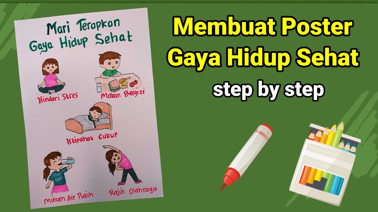 Poster Gaya Hidup Sehat - YouTube