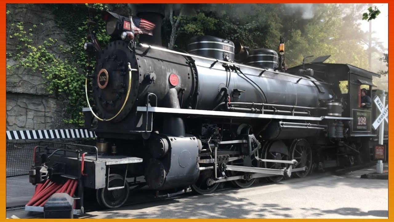 REAL COAL FIRED STEAM TRAIN - Dollywood Express #192 - YouTube