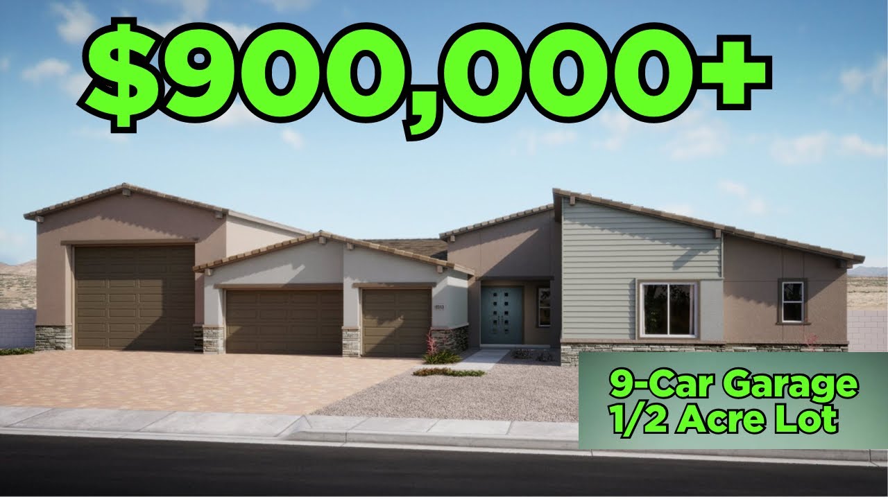 New 9-Car Garage House in Las Vegas - YouTube