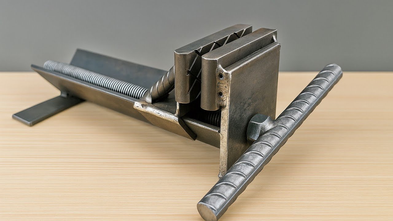 A man creates an amazing tool | clamp from angle iron - YouTube
