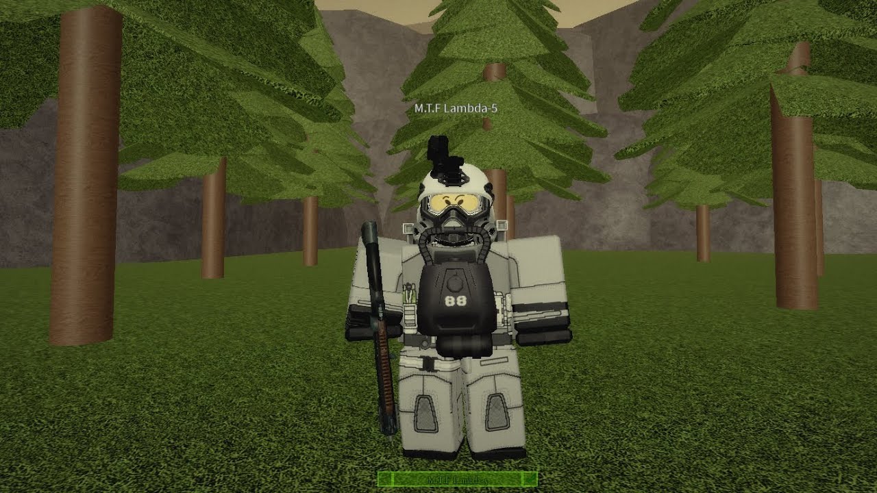 Roblox SCP M.T.F Lambda-5 White Rabbit (Avatar Build) - YouTube