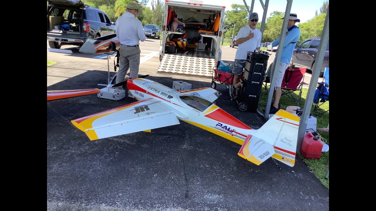 PAU Extra EA-300 SP DA-120 Engine. Flight Demo at the PBRCA - YouTube