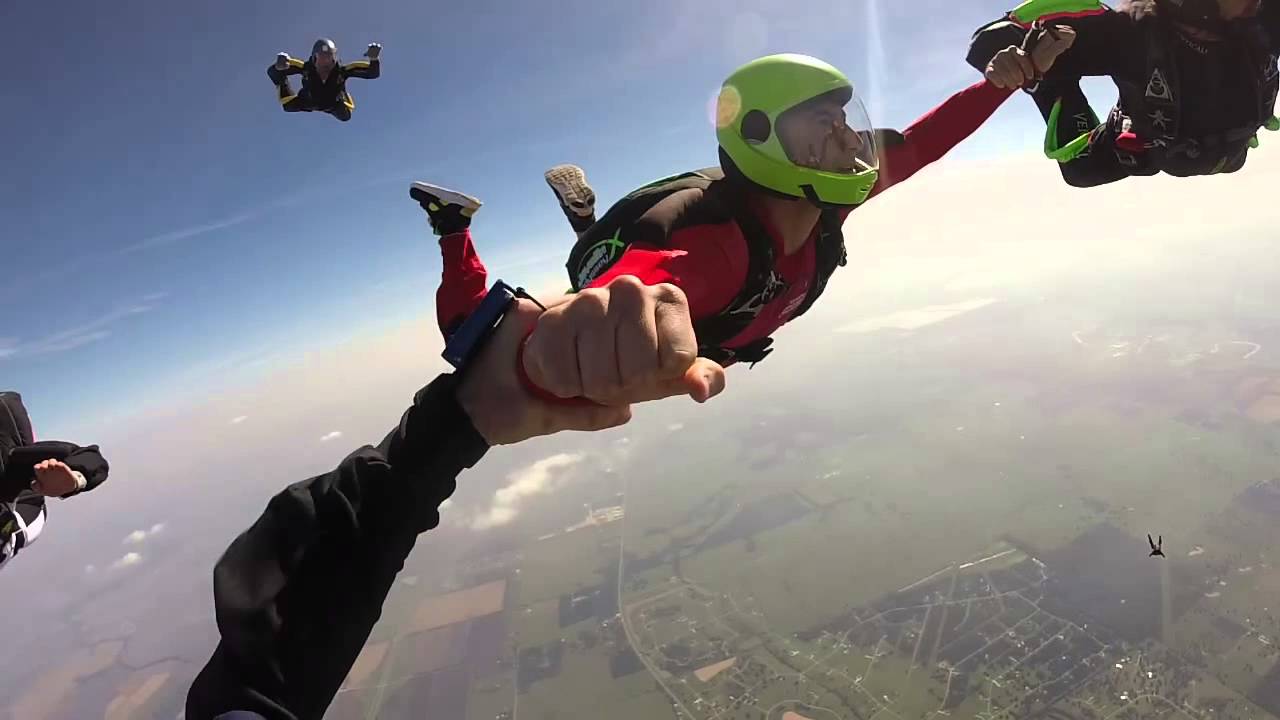 First 8-Way Skydive (Star Crest Recipient 2015 OCT 10) - YouTube