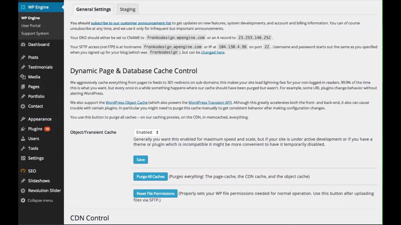 What the WP Engine Cache is and How to Empty it Out - YouTube