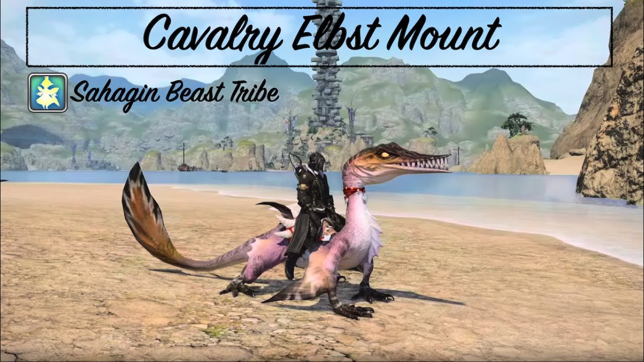 Final Fantasy XIV - Cavalry Elbst Mount - YouTube