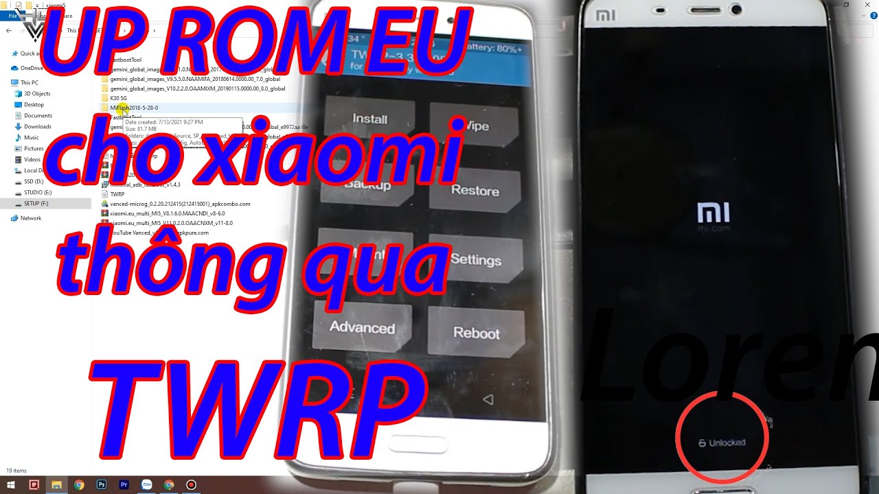 HƯỚNG DẪN UP ROM EU QUA TWRP CHO MỌI LOẠI MÁY XIAOMI | UP rom EU cho ...