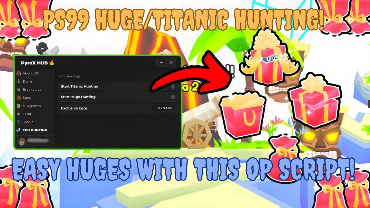 🌴SUMMER Pet Simulator 99 Script Titanic & Huge Hunting, Auto Rank, 100x ...