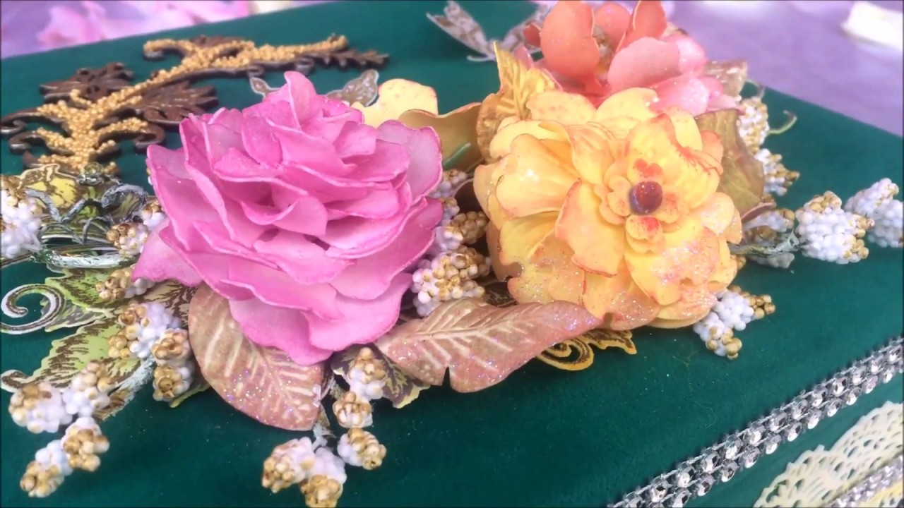 Memory Box Made Using Heartfelt Creations Flower Dies And Foamiran ...