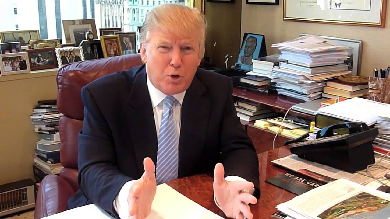 From The Desk Of Donald Trump My Desk - YouTube