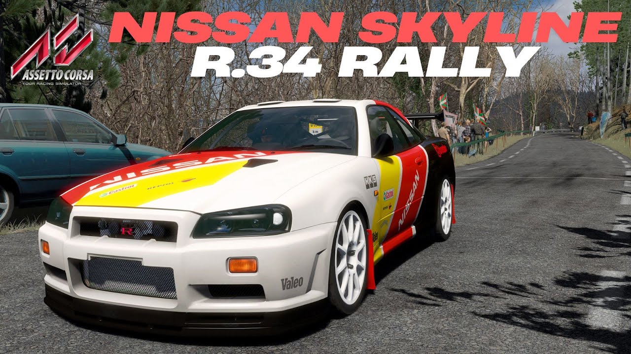 Assetto corsa Nissan Skyline R.34 GTR Rally ..Spéciale Rally Gabiria ...