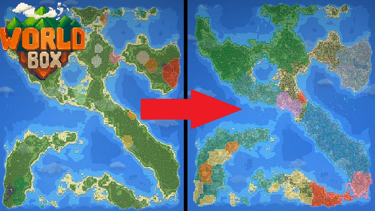 Worldbox 4 Hr Timelapse - (50x speed) - YouTube