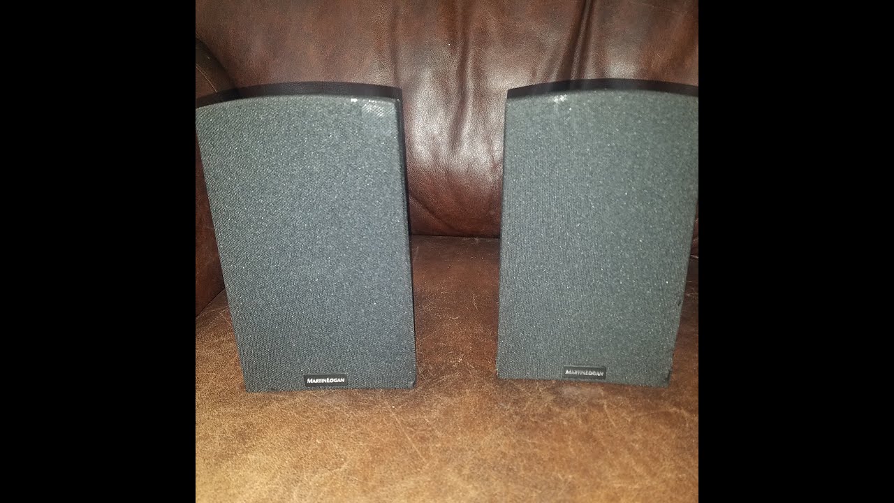 Martinlogan mlt 2 speakers - YouTube