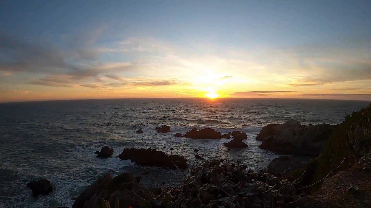 Bodega Bay California - Sunset from the Point - YouTube