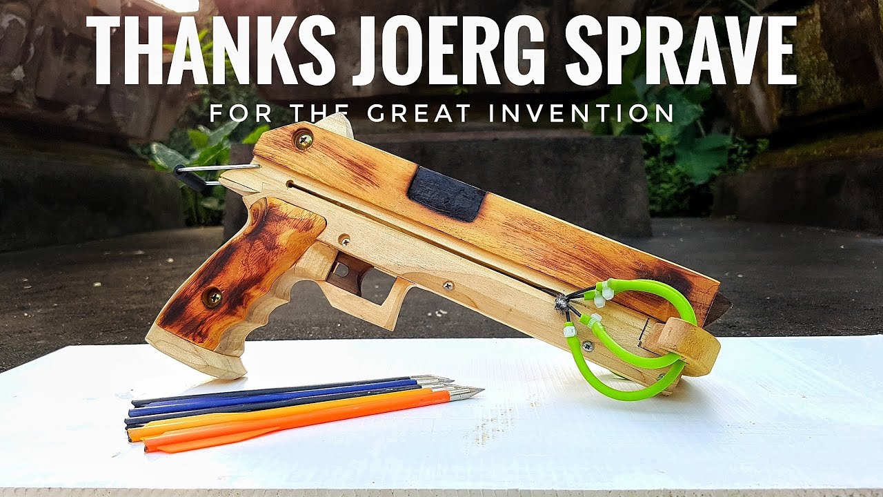 Automatic Reload Slingsbot Crossbow | inspired by Joerg Sprave - YouTube