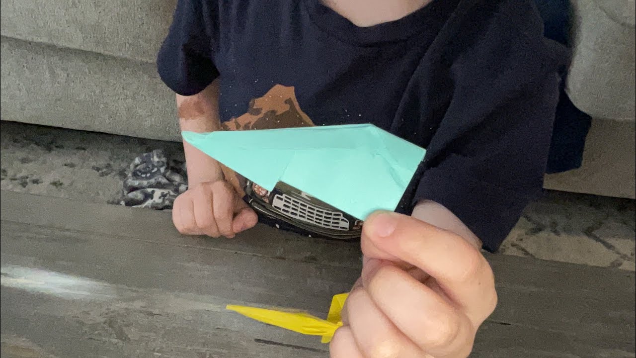 How to make one of the best mini paper airplane!!! - YouTube