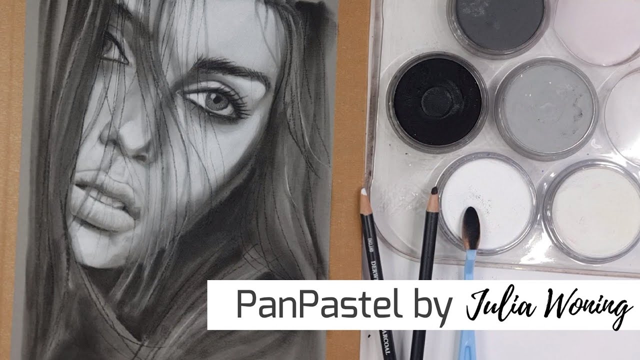 PanPastel portrait B & W - YouTube