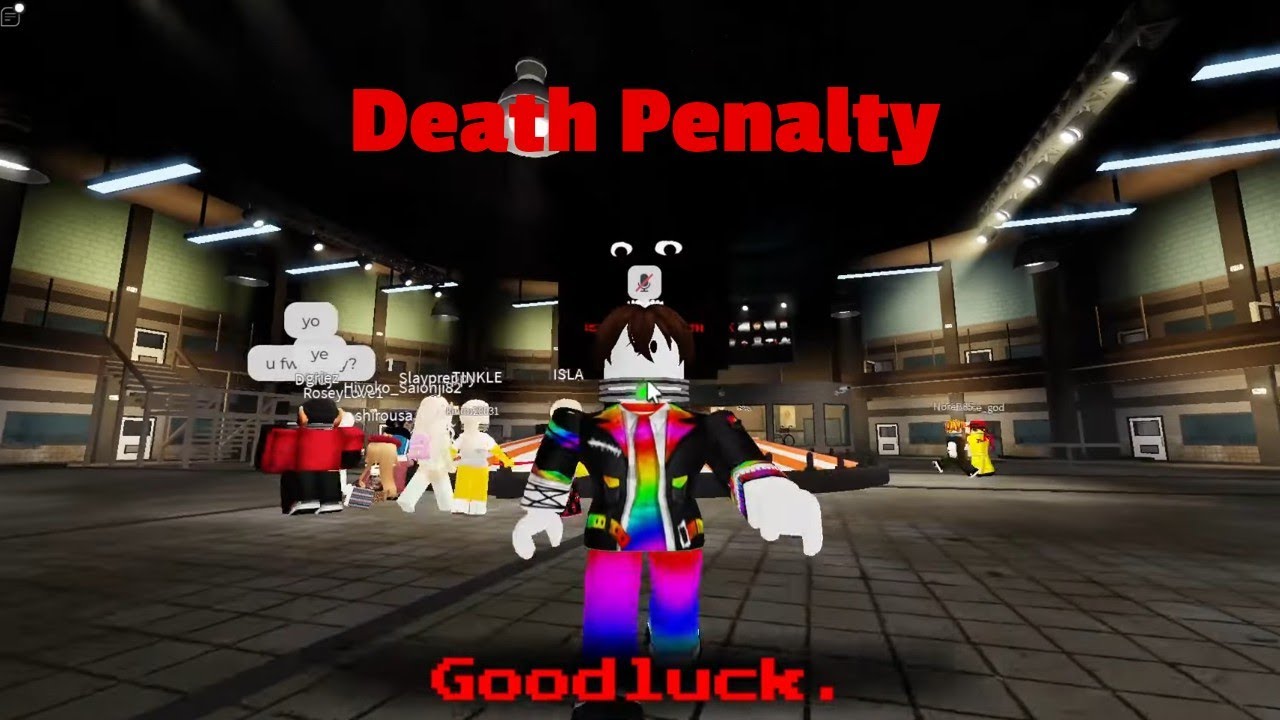Good Luck - Death Penalty Roblox - YouTube