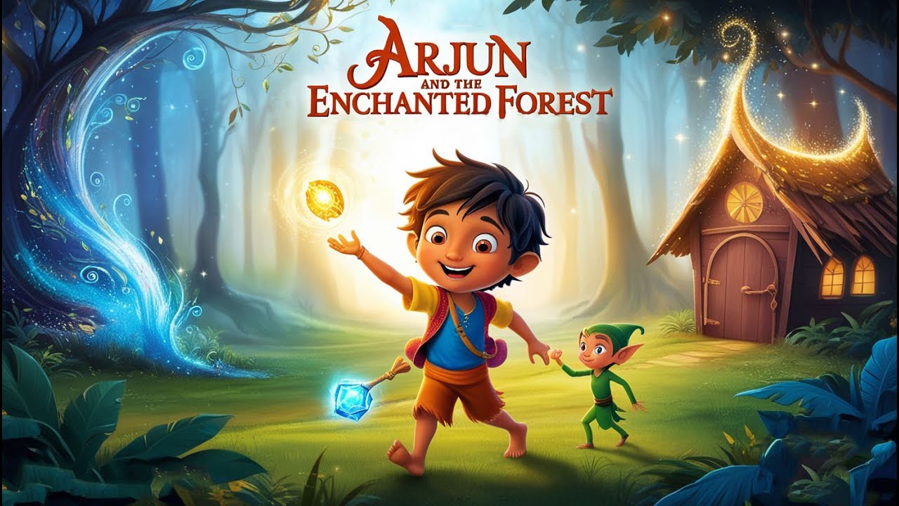 Arjun and the enchanted forest #kidsstories #animation #motivation # ...