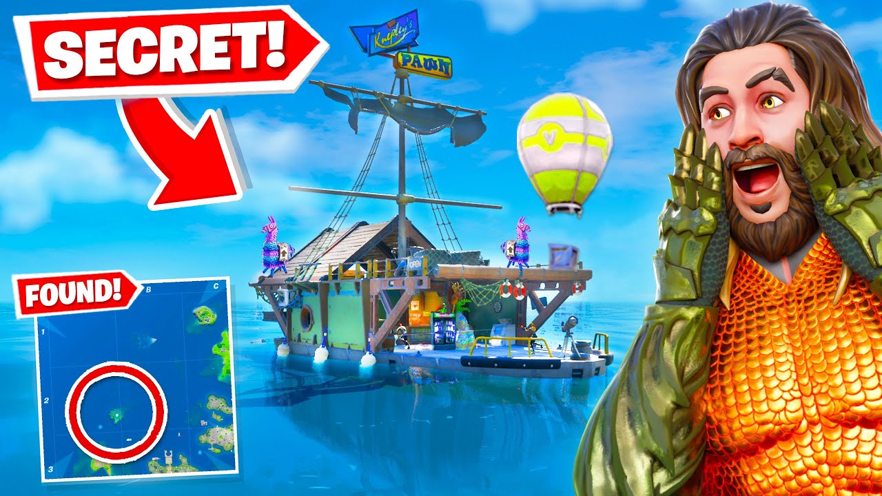 *NEW* SECRET LOOT BOAT found in Fortnite! (MUST SEE) - YouTube