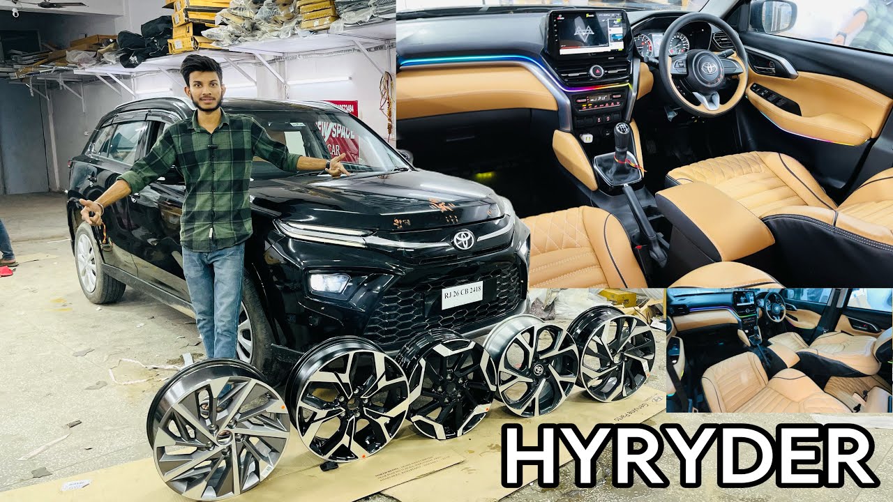 Hyryder Modified with ₹ 1,50,000 + Accessories - Base to Top Model ...