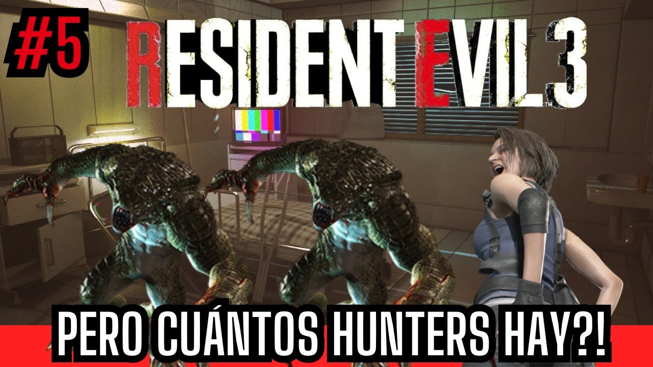 Pero cuantos HUNTERS HAY! | RESIDENT EVIL 3 REMAKE - YouTube