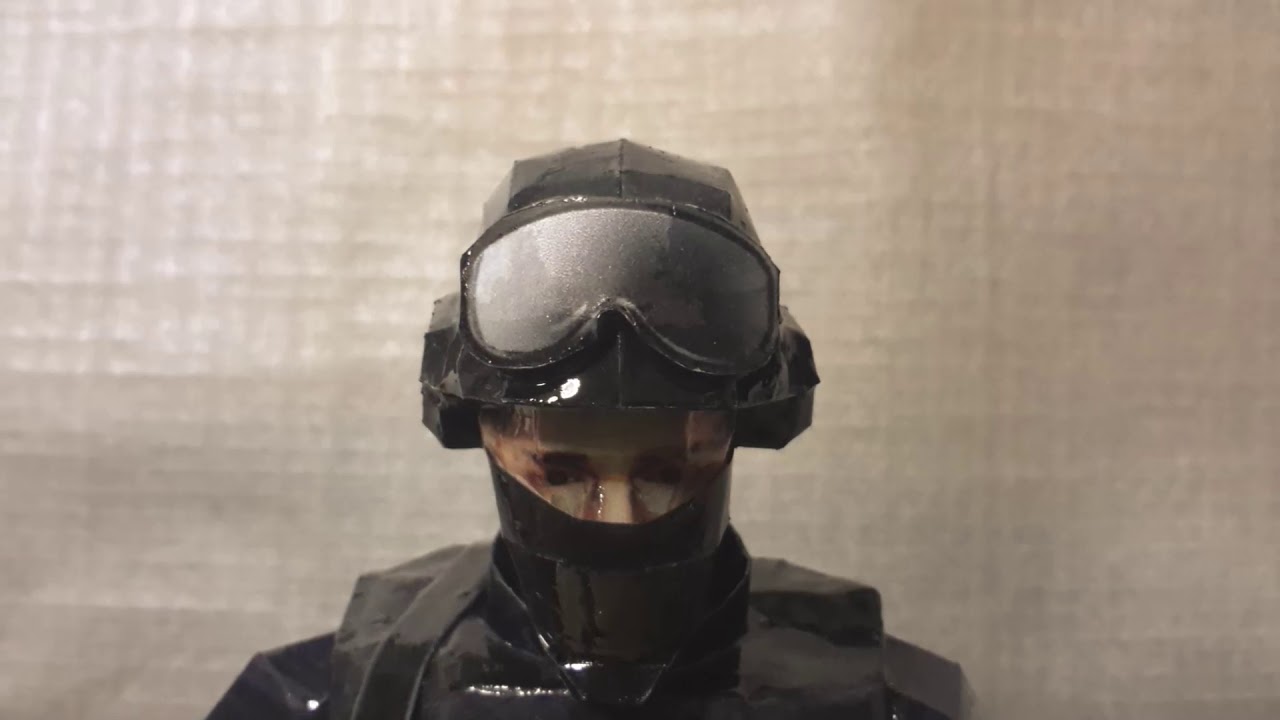 SWAT Papercraft - YouTube