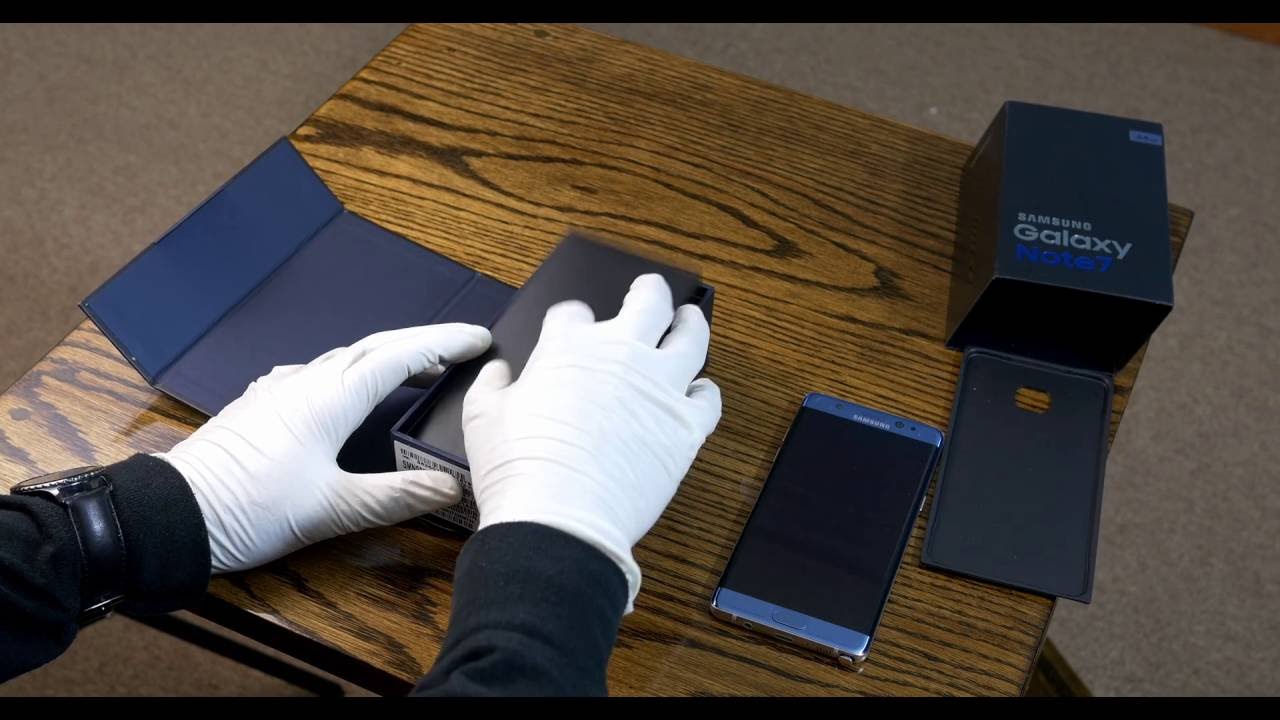 Samsung Galaxy Note 7 Coral Blue Unboxing - YouTube