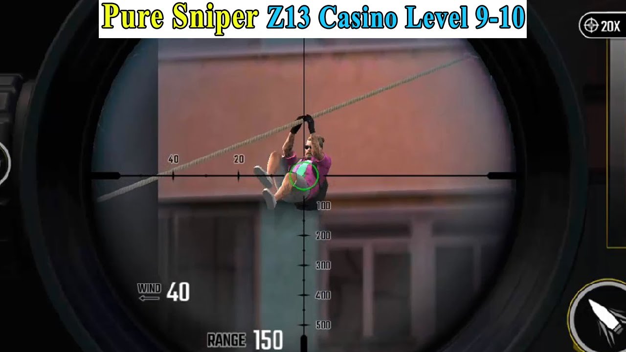 Pure Sniper Z13 Casino Level 9-10 | City Gun Shooting | How to play ...